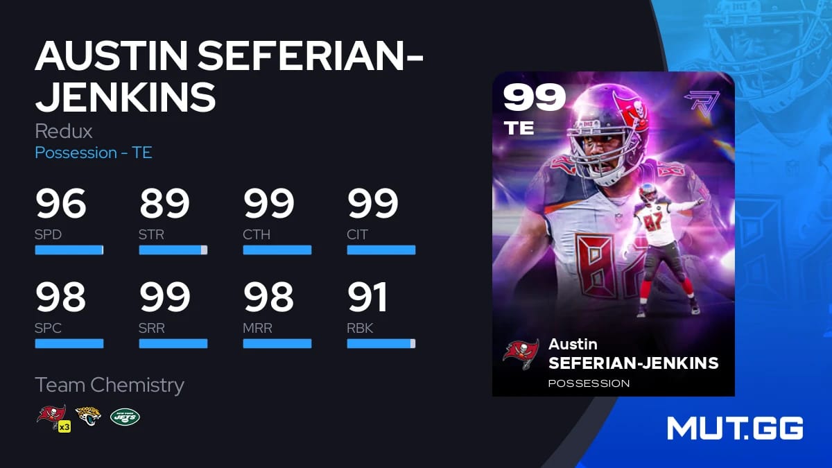 Austin Seferian-Jenkins Redux 99 OVR - Madden NFL 26 - MUT.GG