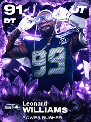 Leonard Williams Crystal 91 OVR Madden NFL 26 - MUT.GG