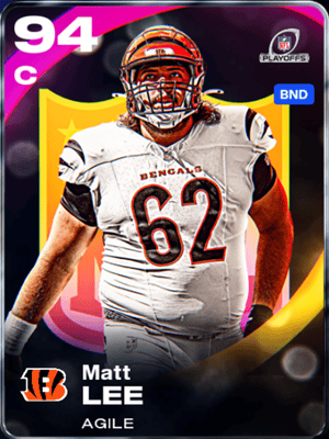 Matt Lee Playoffs 94 OVR Madden NFL 26 - MUT.GG