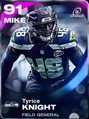 Tyrice Knight Playoffs 91 OVR Madden NFL 26 - MUT.GG